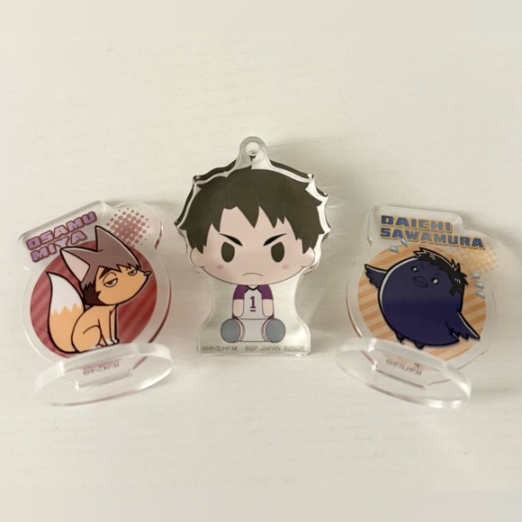 Accents | Haikyu Mini Official Acrylic Figures Daichi Osamu Miya ...